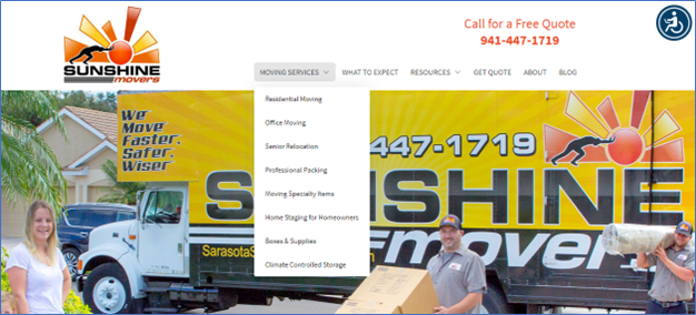 Sunshine Movers Case Study - 464% Increase in Organic Traffic